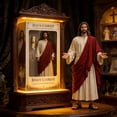 Catholic Sacred Heart of Jesus Statue, 7" H Jesus Christ Figure ...