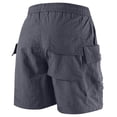AGKIZG Print Men Color Gym Shorts Elastic Waist Zipper Pockets ...