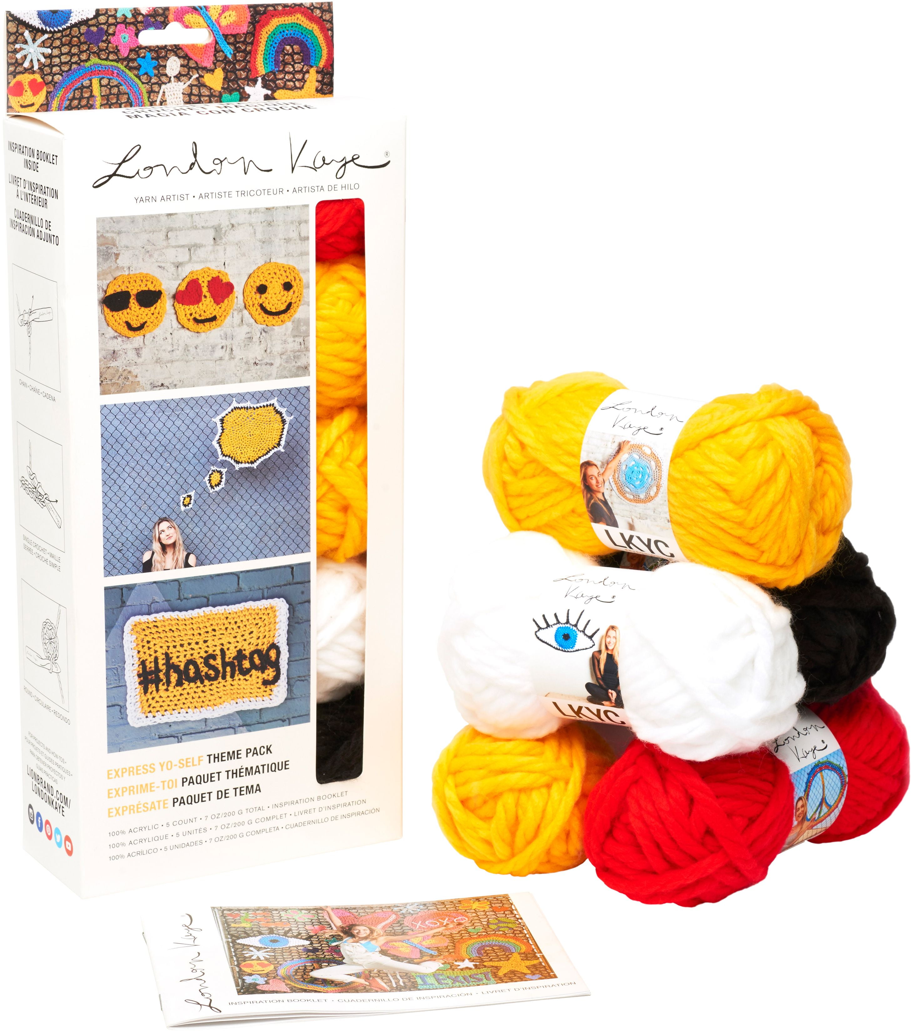 Lion Brand London Kaye Yarn Kit-Express Yo-Self - Walmart.com