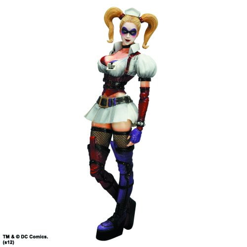 Square Enix Batman Arkham Asylum Play Arts Kai Harley Quinn Action Figure Walmart