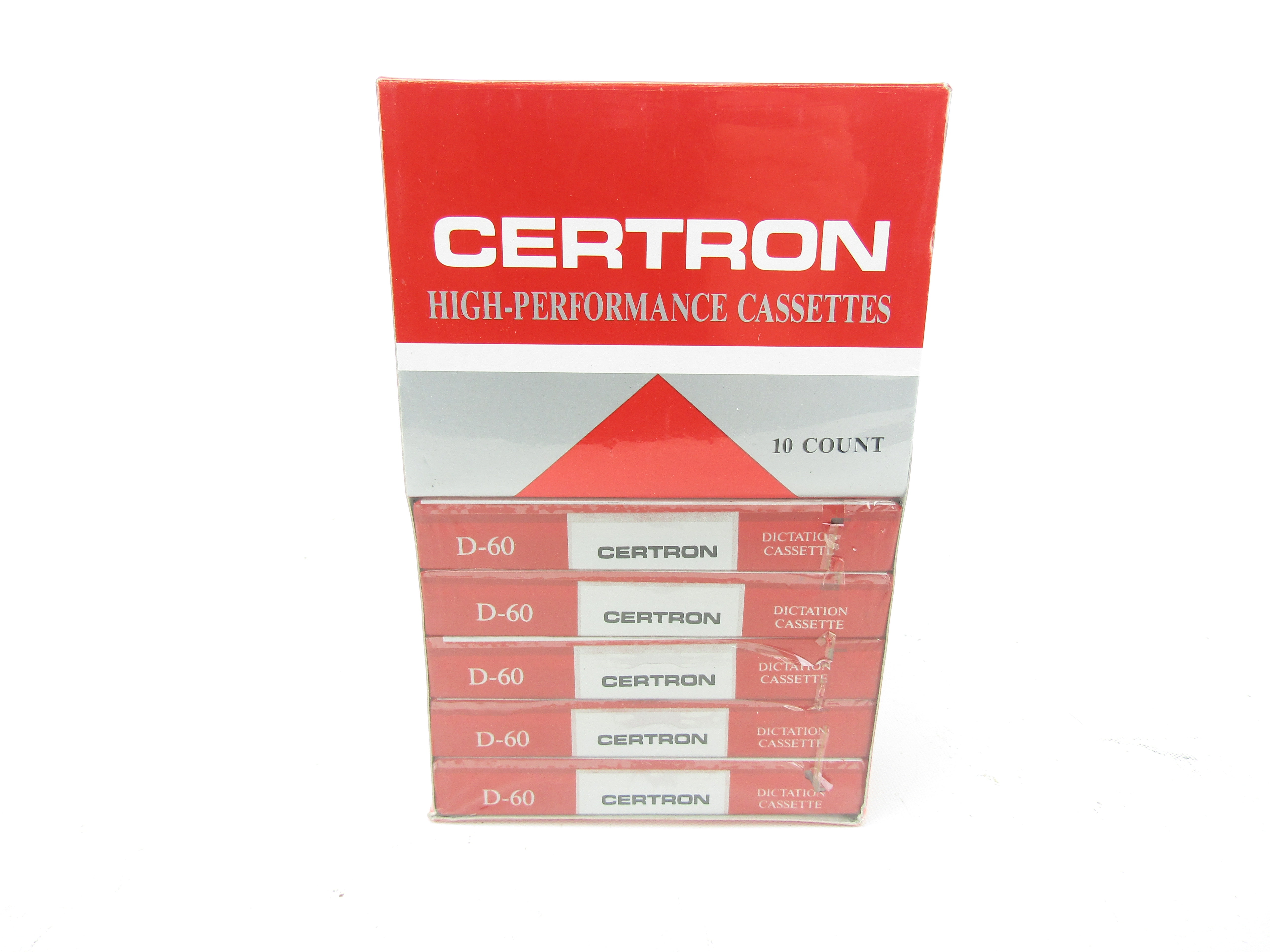Centron D-60 High-Performance Audio Dictation Cassette Tapes (10 Count ...