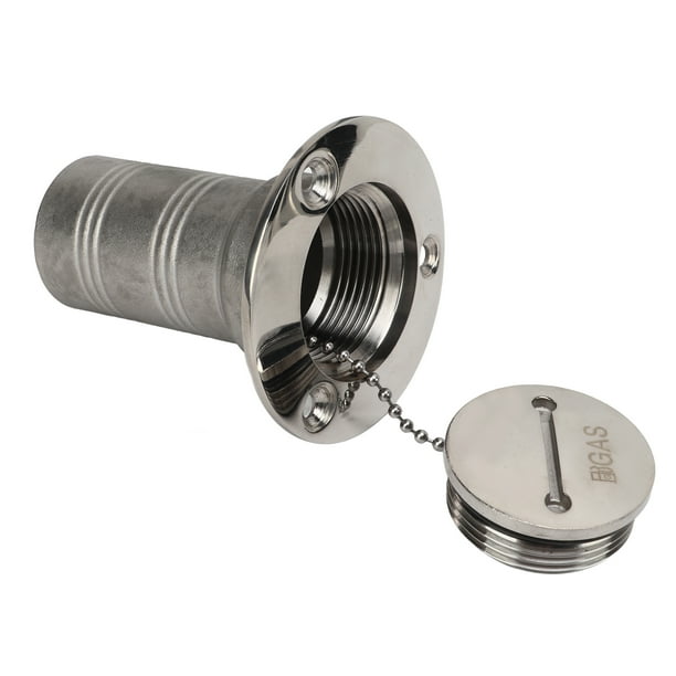 1.5 Inch Deck Filler Cover, 316 Stainless Steel Hardware with Key Water ...