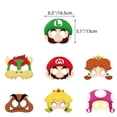 12Pcs Super Mario Bros Themed Glasses, Party Supplies Photo Booth Prop ...