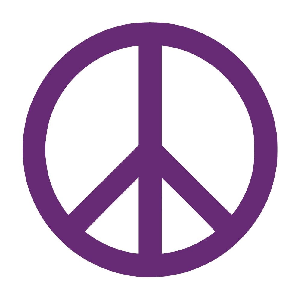 Peace Sign Symbol Vinyl Transfer Decal Sticker for Laptop/Car/Truck ...