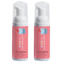 AutoBrush Kids Fluoride Foaming Toothpaste, Strawberry Flavor, 2 Pack ...