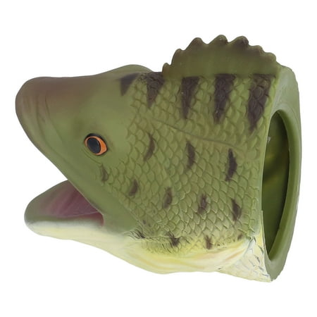 Ecomeon Soft Fish Hand Puppet High Simulation Bass Head Hand Puppet ...