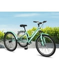 Mooncool 7-Speed Adult Mountain Tricycle, 24/26/27.5 Inch, Shopping ...