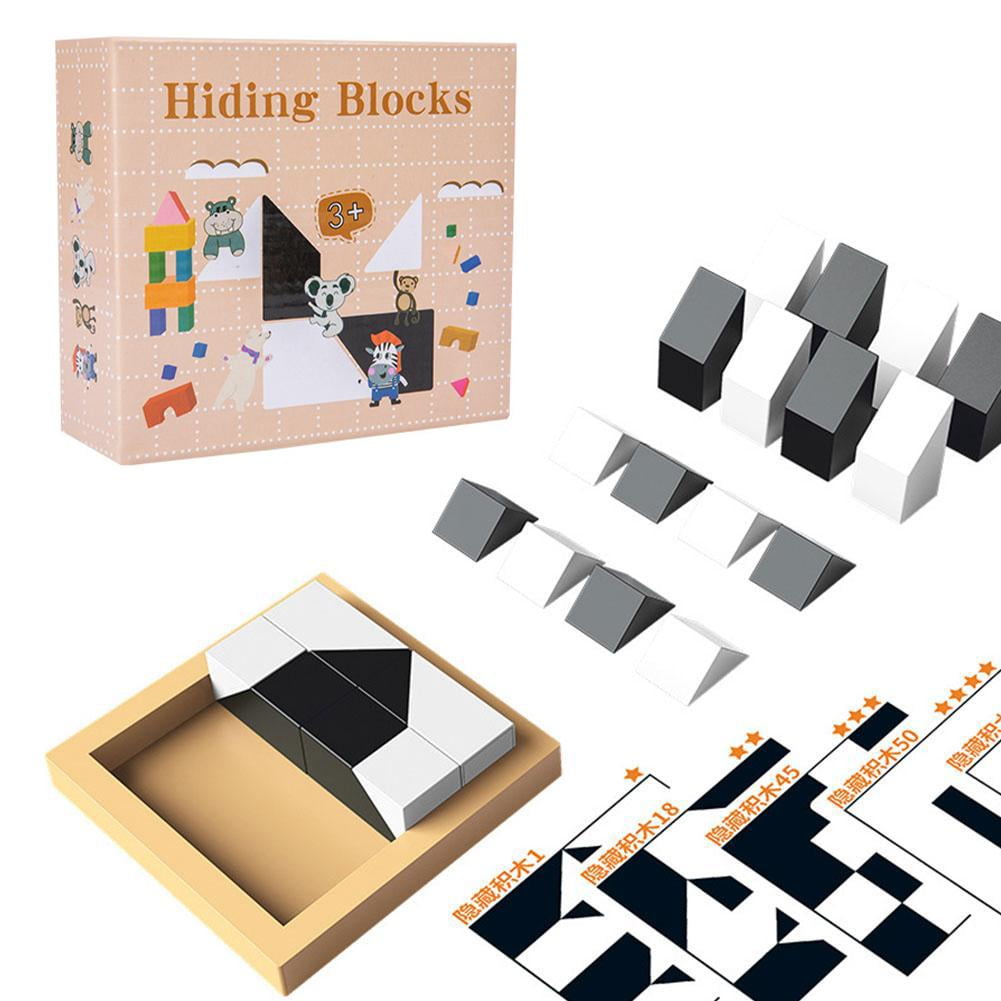 Educational Hidden Block Puzzle Toys To Cultivate Children'S Spatial ...