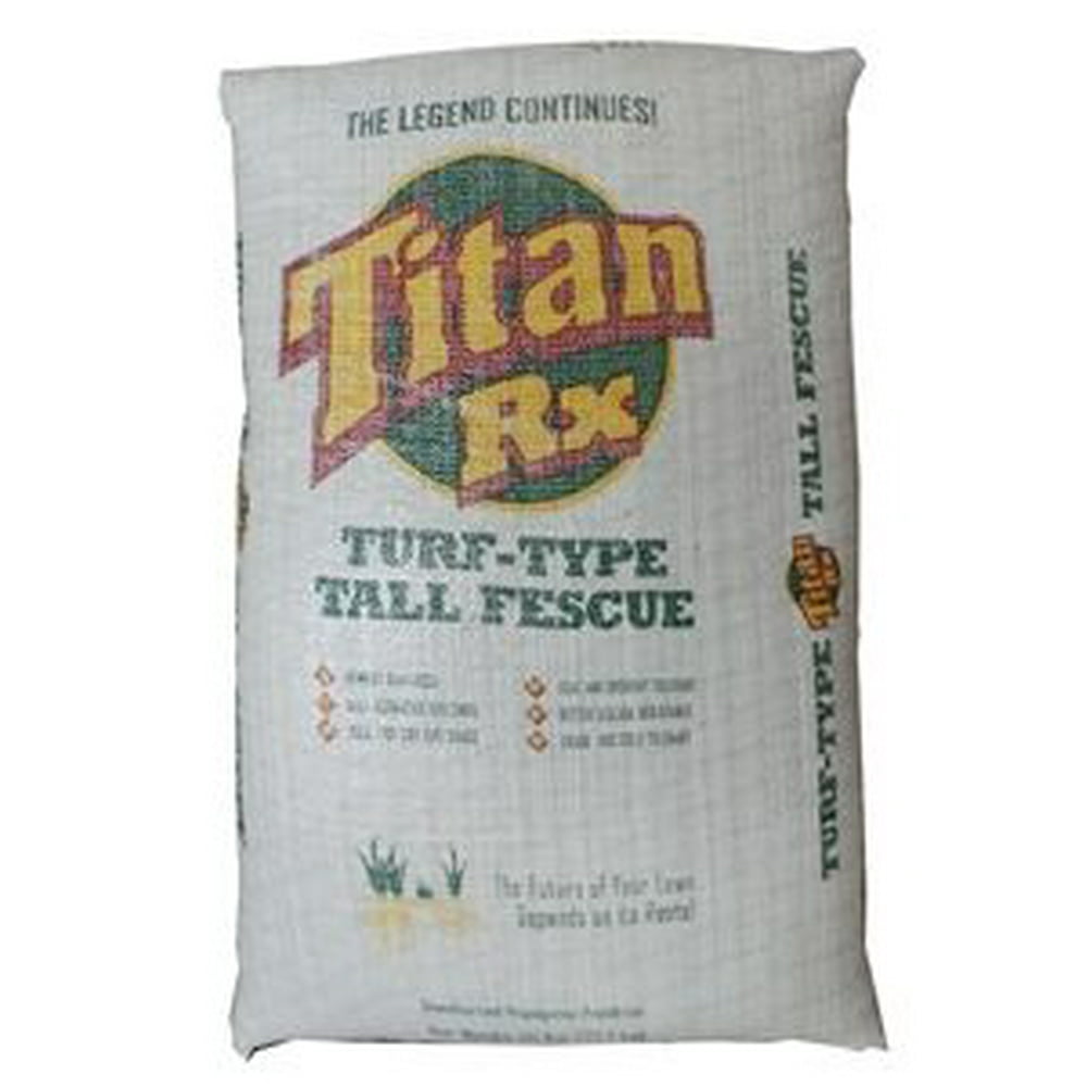 Titan Rx Tall Fescue Grass Seed Certified 50 Lbs