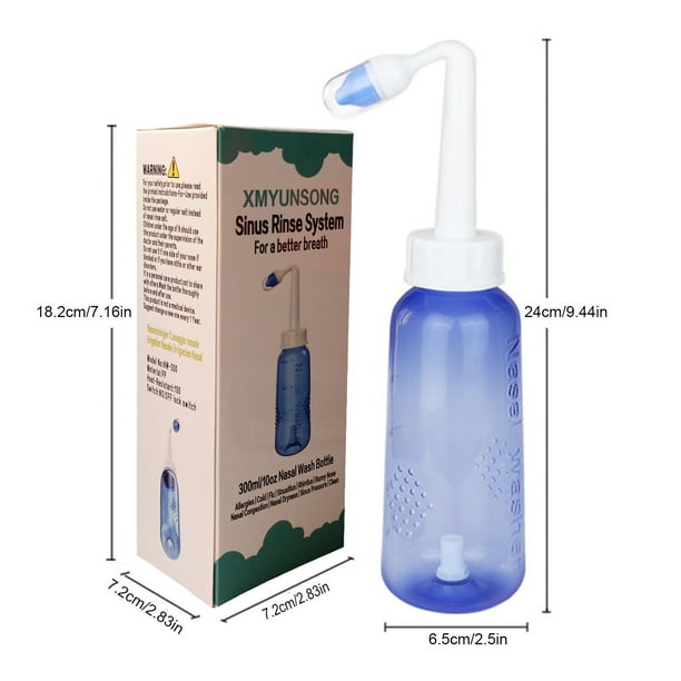 Botella De Lavado Nasal XMYUNSONG 300 ml Sincero Irrigador Nasal Hogar | Walmart en línea