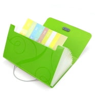 EKIND 7x4.5" Expandable Portable Folder, 13 Pocket Rope Accordion File ...