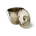 Stainless Steel Milk Pail Bucket with Lid & Handle - Walmart.com