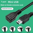 ANXPTIME Mini USB Male to Female Charging Cord USB Charging Cable Fast ...