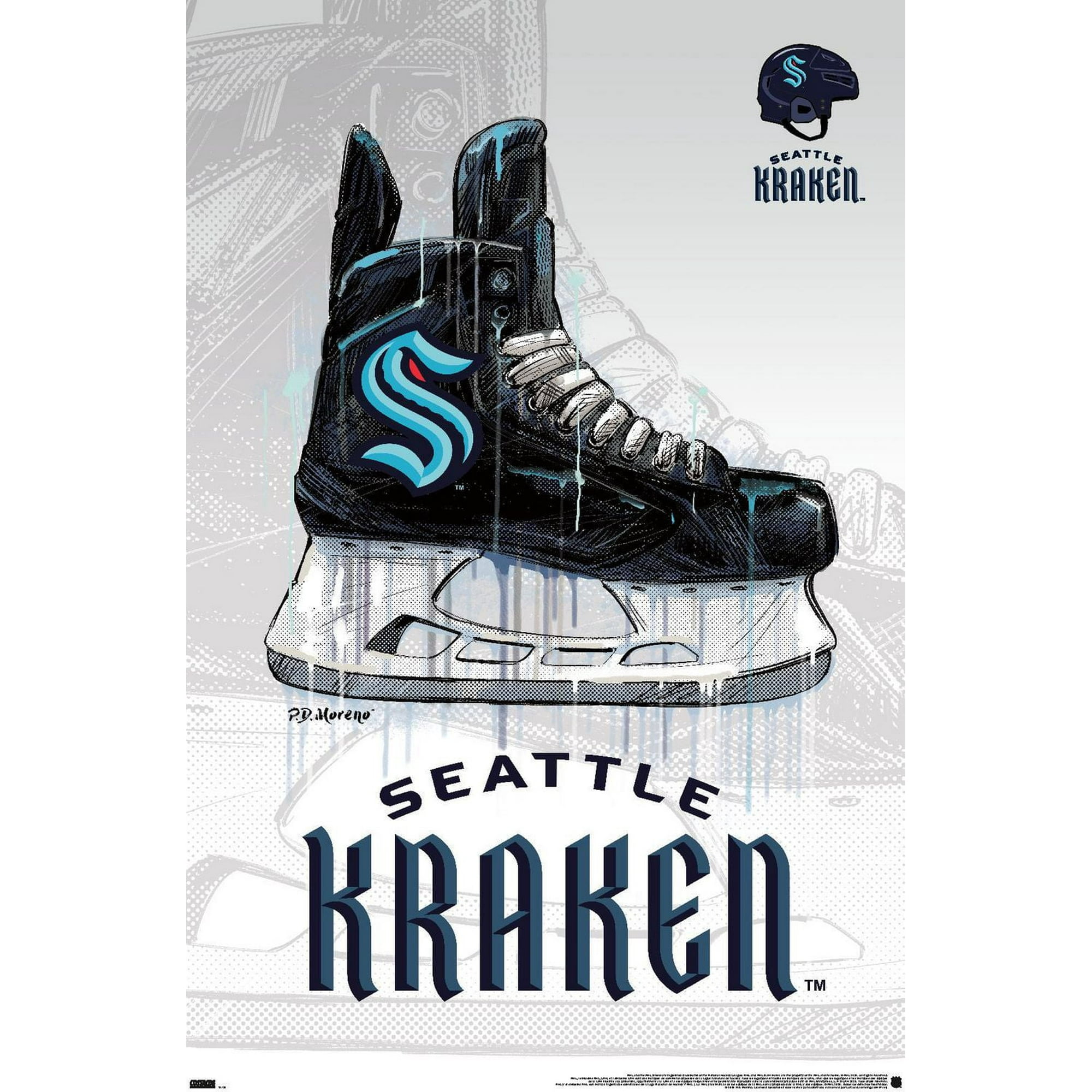 Click here for Trends International Nhl Seattle Kraken - Drip Ska... prices