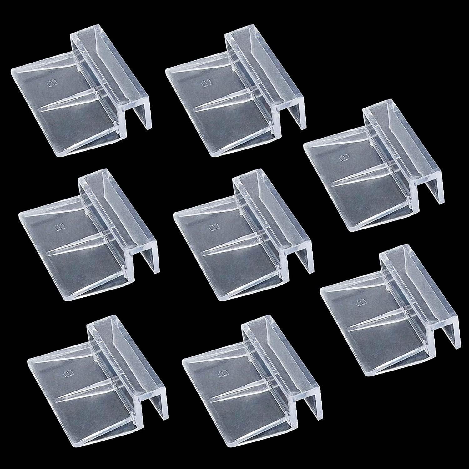 12mm Clear Aquarium Glass Cover Clip Acrylic Replacement Fish Tank ...