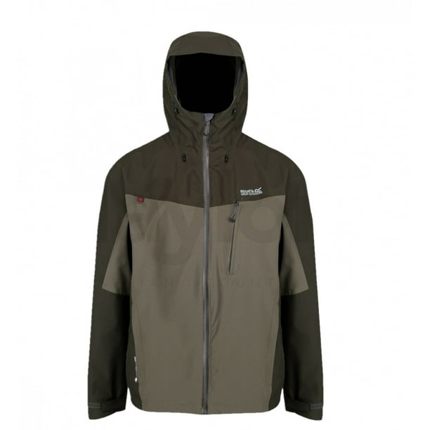 Regatta - Chaqueta con Capucha Birchdale para Hombre (Gris Laurel, Hoja ...