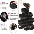 10-32 Inch Human Hair Bundles Body Wave Bundles Unprocessed Brazilian ...