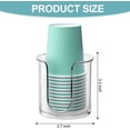 Bathroom Cup Dispenser, Compact Disposable Paper Cup Holder for ...