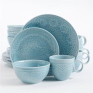 Cabazon 16 pc Dinnerware Set, Red - Walmart.com