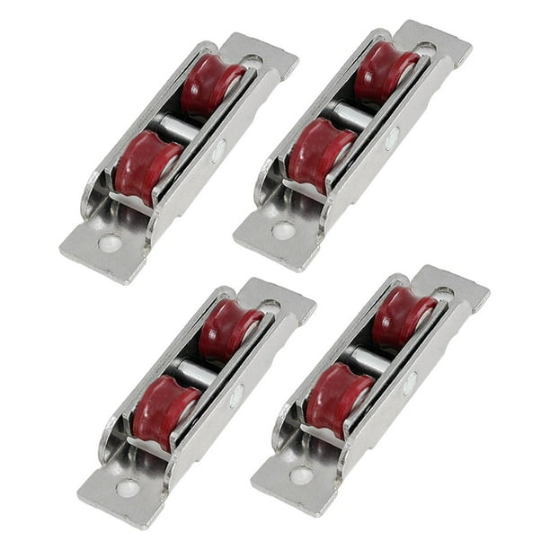 4 Pieces Sliding Door Window Pulley Slotted Wheel Window Fittings 88 ...