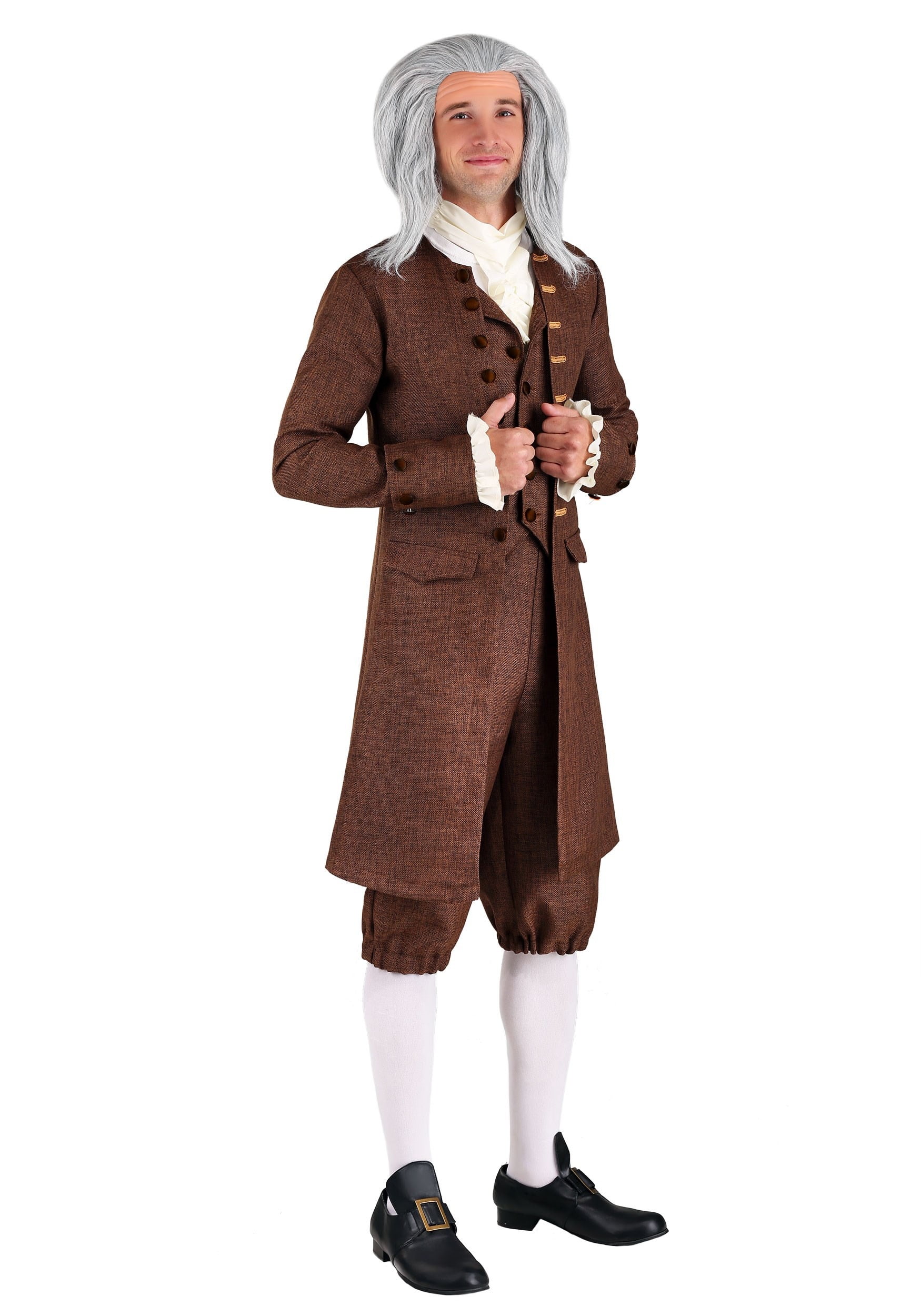 Plus Size Men's Colonial Benjamin Franklin Costume - Walmart.com