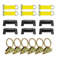 DC Cargo Etrack Rails 6' Horizontal Black Powder Coated E Track Rail 4 ...