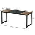 Gymax 63'' Computer Desk Large Office Writing Desk Study Workstation ...