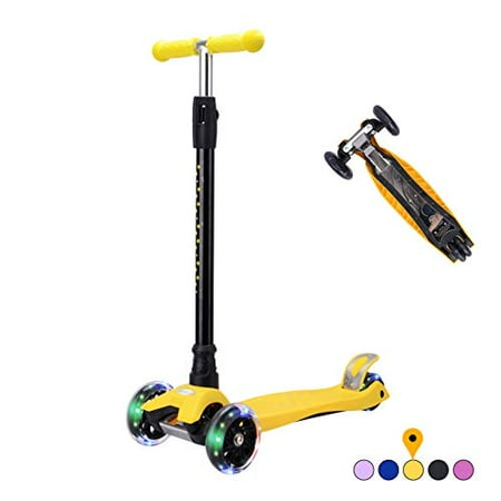 3 Wheel Scooter for Kids, Kids Scooter with Light Up Wheels, Sturdy ...