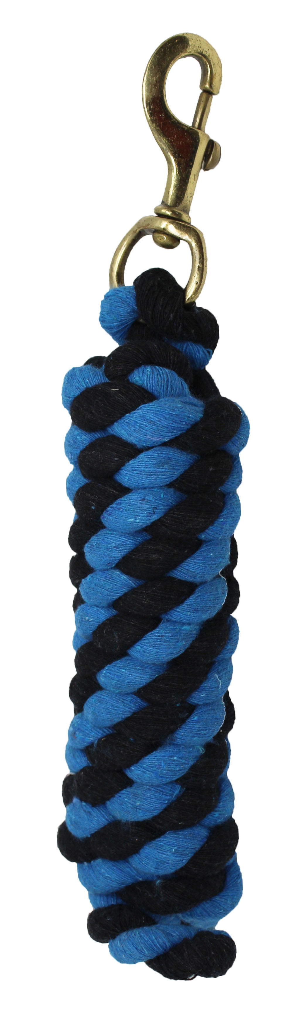 10 ft Horse Halter Cotton Lead Rope Heavy Duty 3/4 Diameter Brass Snap ...
