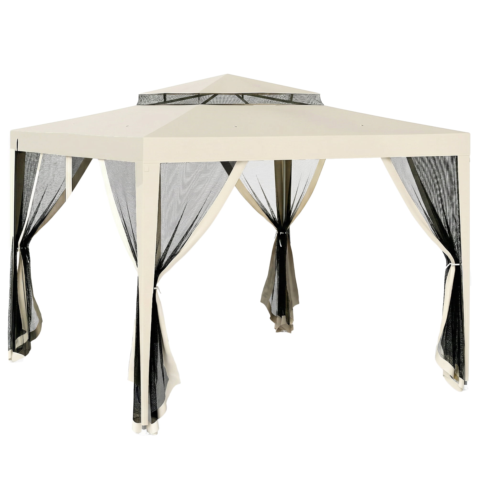 Click here for Outsunny 10x10 Canopy Tent With Mesh Netting And D... prices