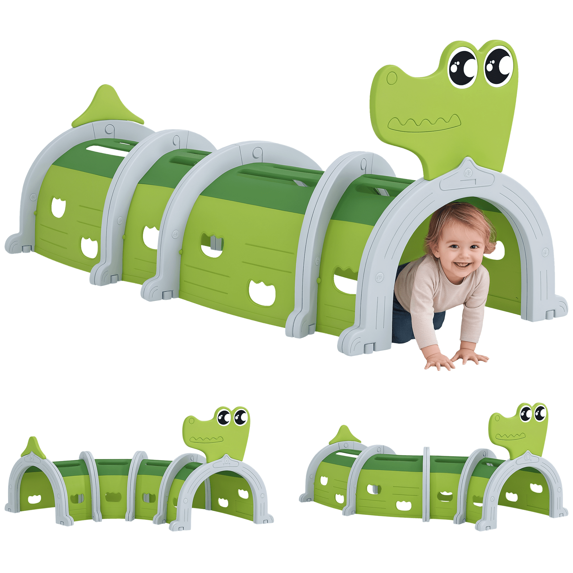 Click here for Qaba Tunnel For Kids To Crawl Through  Crocodile D... prices