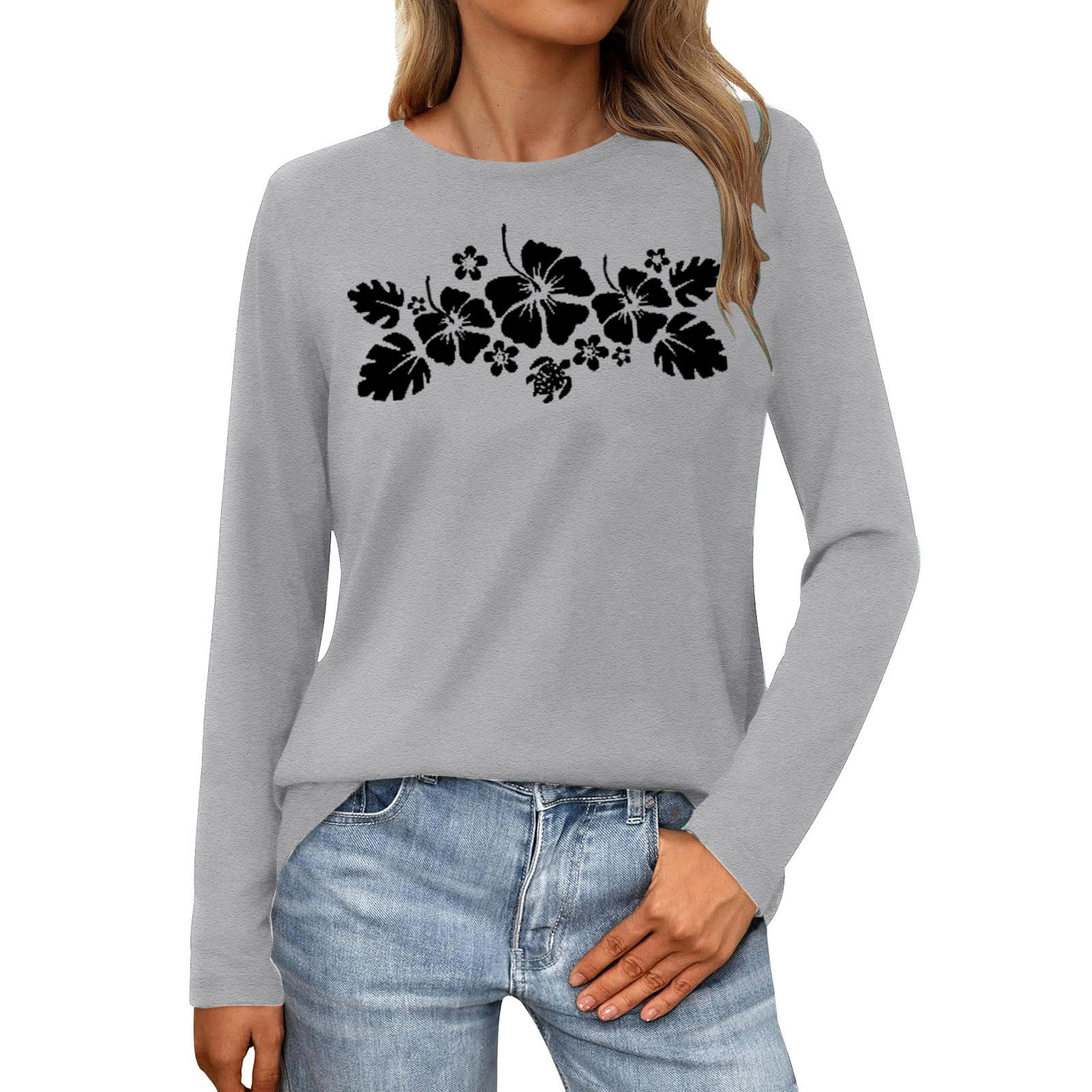 Click here for Huitkmm Cotton T Shirts For Women Womens Casual Pr... prices