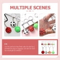 BESTYASH 12Pcs Assorted Color Sports Keychain Pendant Metal Key Rings ...