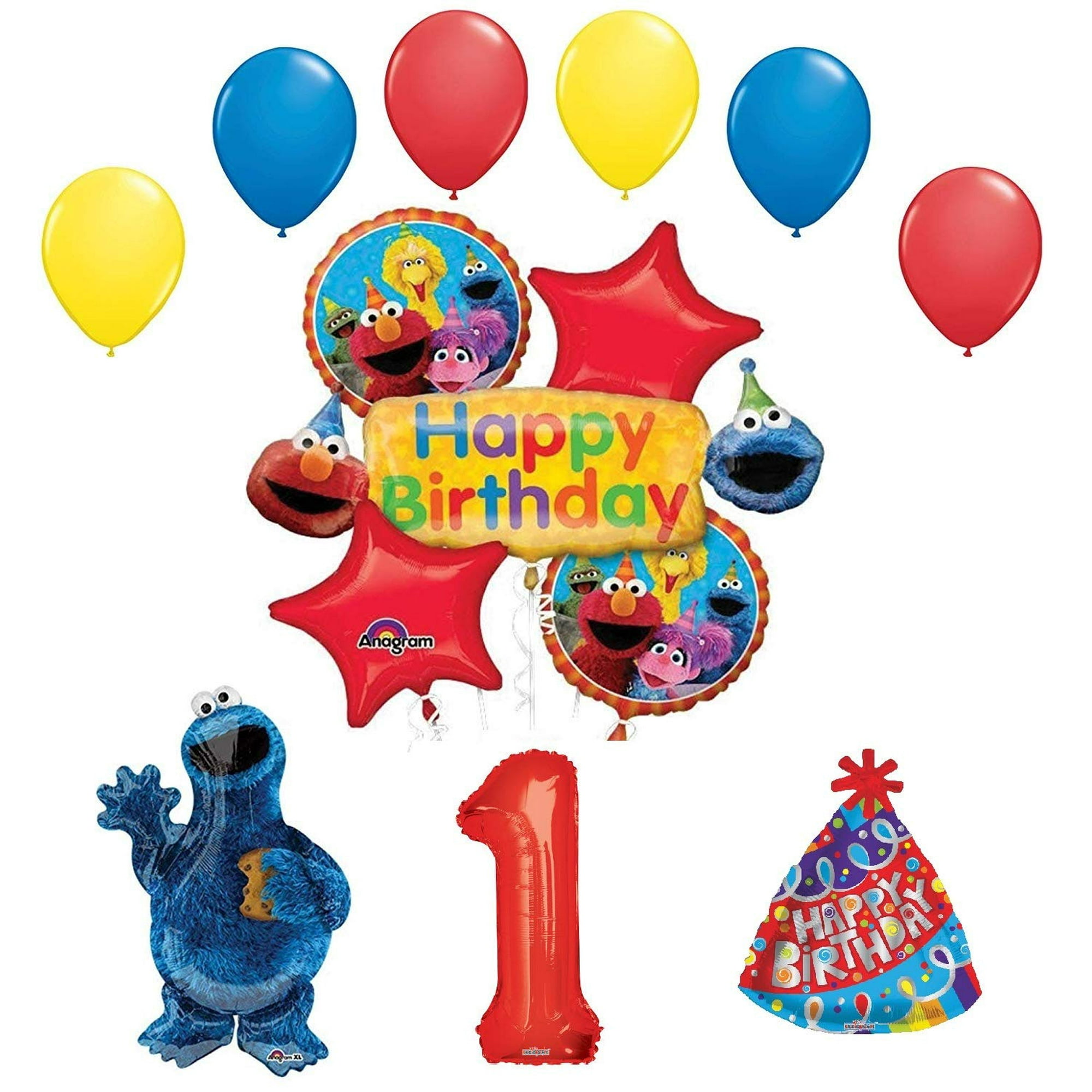 Elmo Happy 1st Birthday