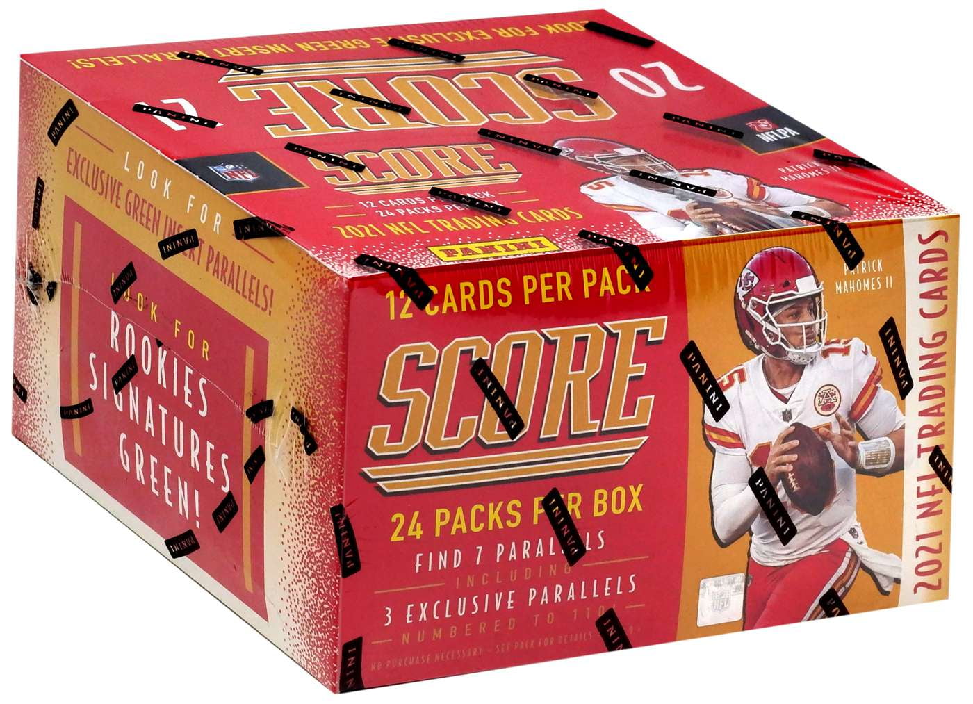 NFL 2021 Score Football Trading Card RETAIL Box (24 Packs) - Walmart.com
