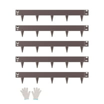 VEVOR Steel Landscape Edging, 6 Packs 40 x 6 in Rust-Resistant Metal ...