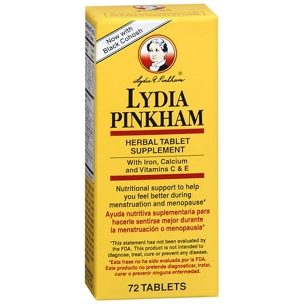 Lydia Pinkham Herbal Tablets 72 ct - Walmart.com - Walmart.com