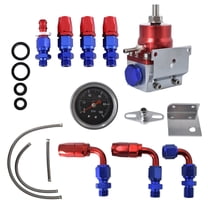 Universal Adjustable EFI Fuel Pressure Regulator Kit with 0-100psi ...