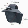 Eisoary Solar Fan Hat Wide-Brimmed Shawl Fishing Hat with Dual-Power ...
