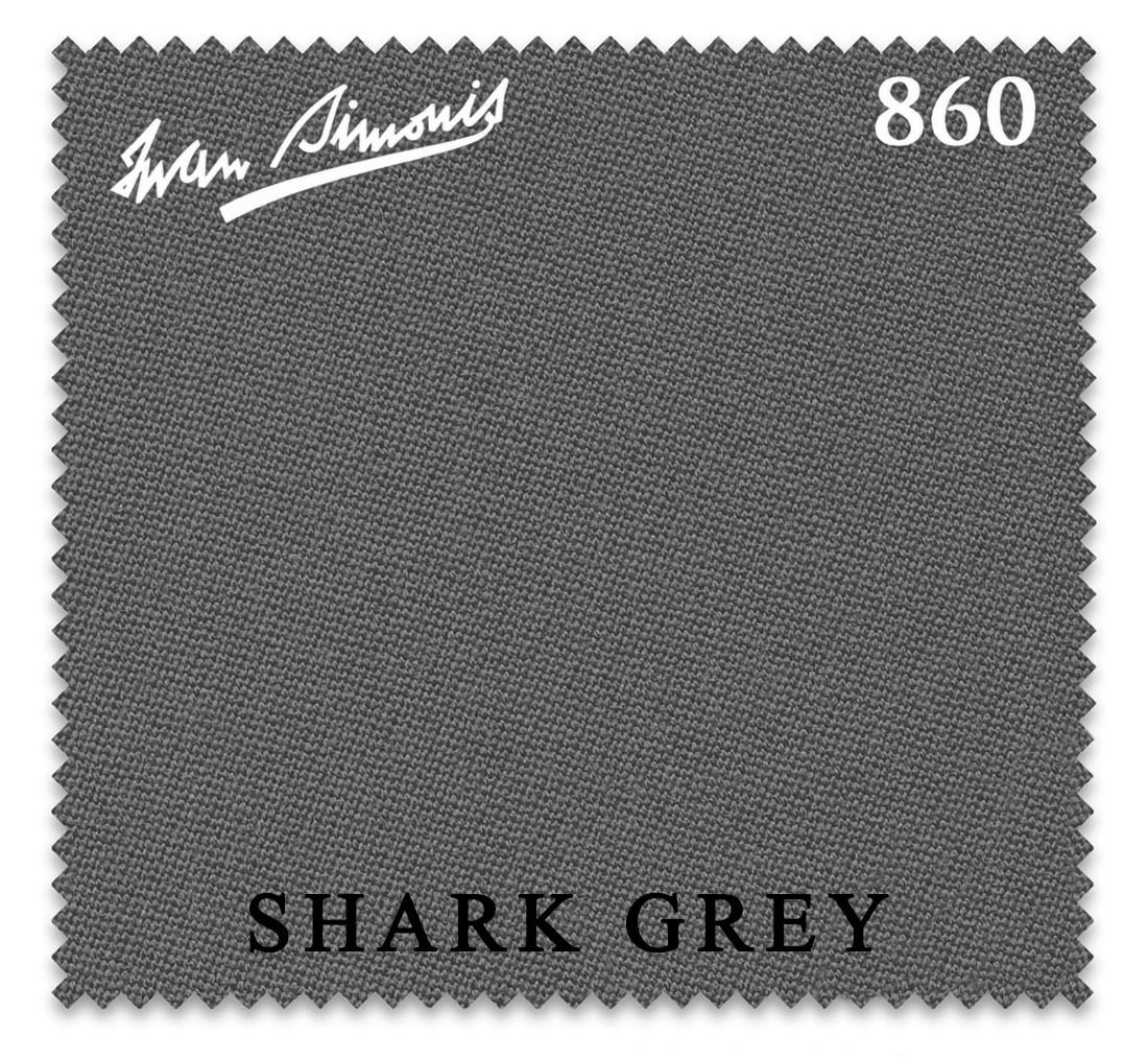 9' Simonis 860 Pool Billiard Table Cloth - Shark Grey - AUTHORIZED ...