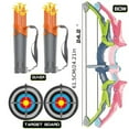 Kids Bow and Arrow Set, 2 Pack LED Light Up Archery Toy Set Indoor ...