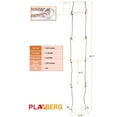 5 Step Climbing Wooden Rope Ladder - Walmart.com