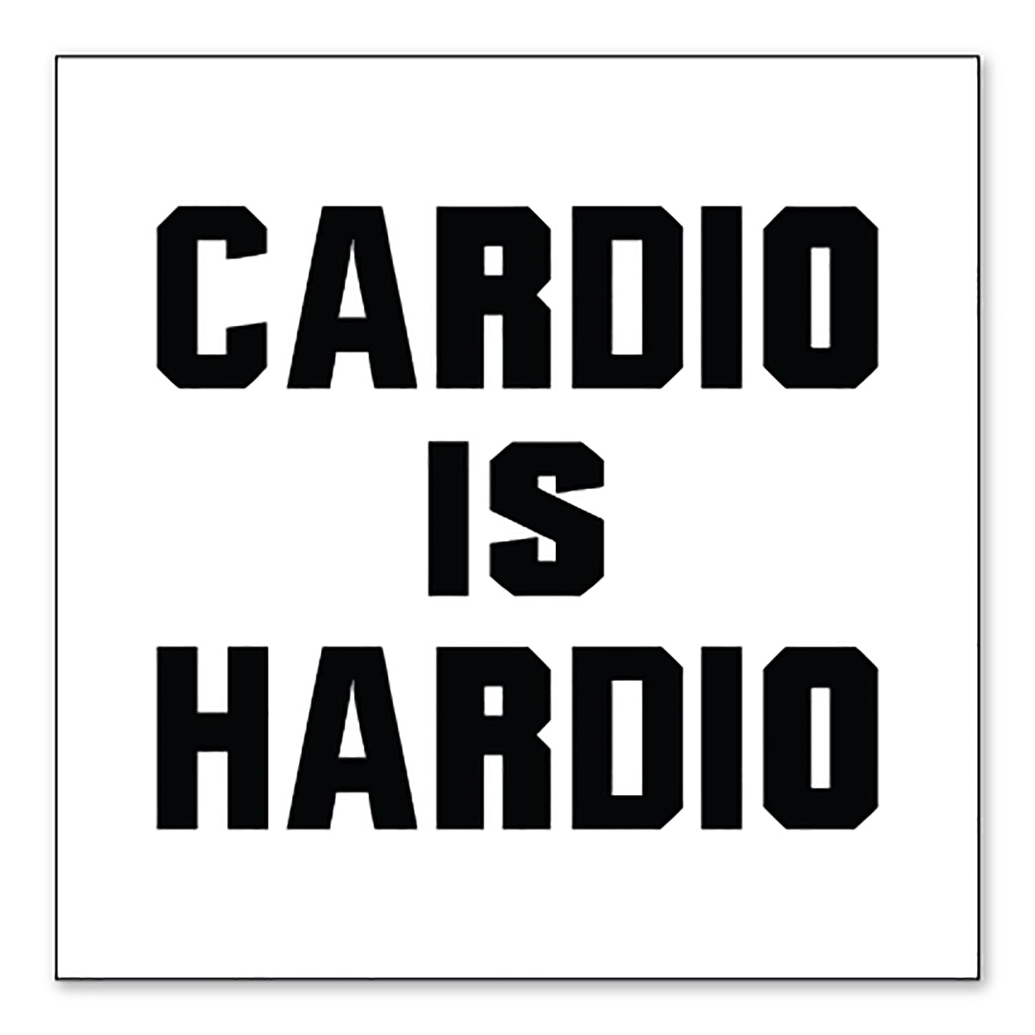 DistinctInk Custom Bumper Sticker - 4" x 4" Decorative Decal - White ...