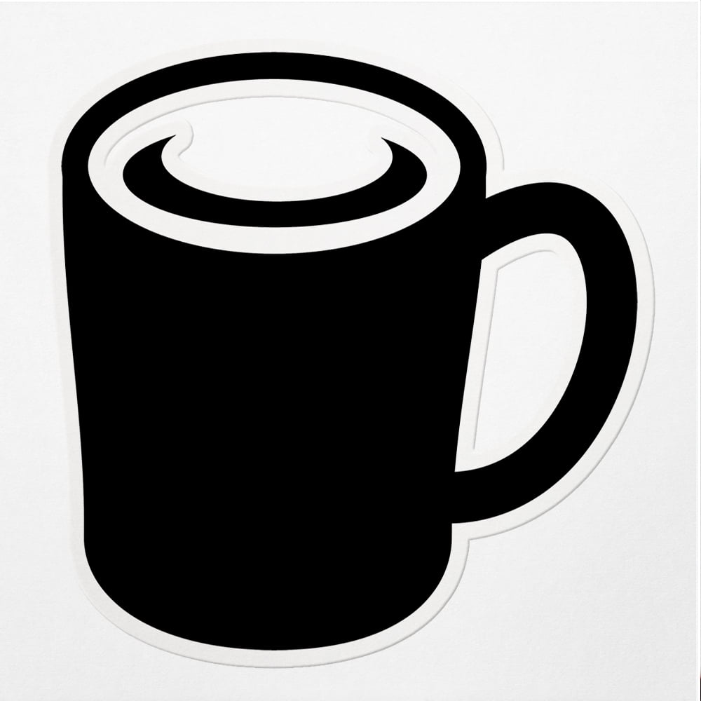 Vinyl Stickers Decals Of Coffee V5 - Waterproof - Apply On Any Smooth ...