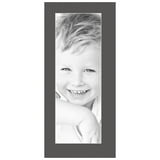 ArtToFrames 11x24" Charcoal Custom Mat for Picture Frame with Opening ...