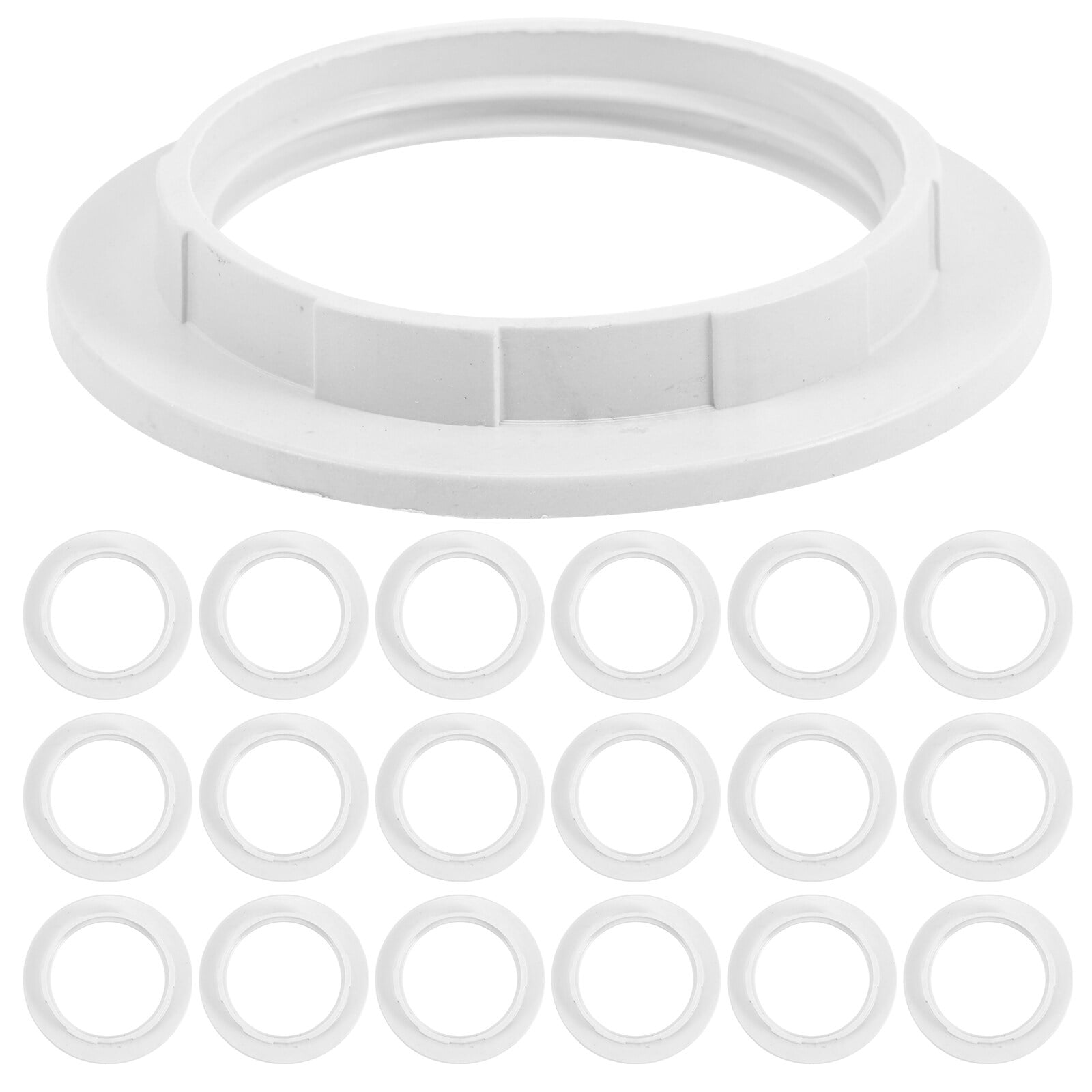 20pcs Lamp Shade Holder E27 Light Socket Collar Ring Replacement Lamp ...