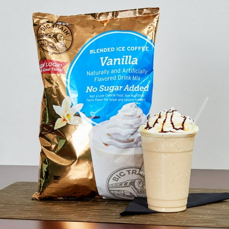 Big Train 3.5 lb. Reduced Sugar Vanilla Blended Ice Coffee Mix ...