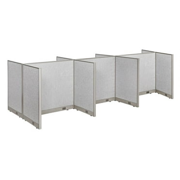 GOF Office Cubicle, 3 Stations 30D x 144W x 48H / Office Partition Wall ...