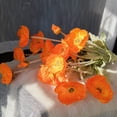 Zukuco 6Pcs Artificial Potty Flowers UV Resistant Plastic Outdoor ...