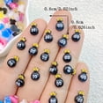 70 Pieces Colorful 3D Cartoon Nail Charms - Mini Resin Decorations for ...